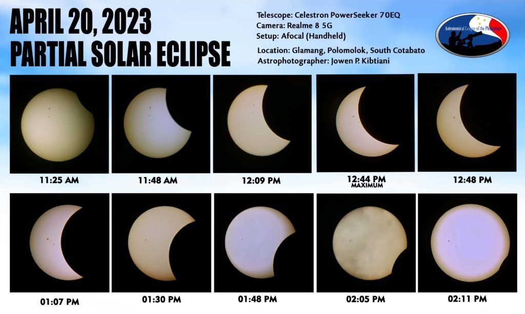 April 20, 2023 ALP Partial Solar Eclipse Image Gallery – Astronomical ...