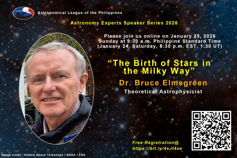 January 25, 2026 Astronomy Experts Series 2026 featuring Dr. Bruce ...